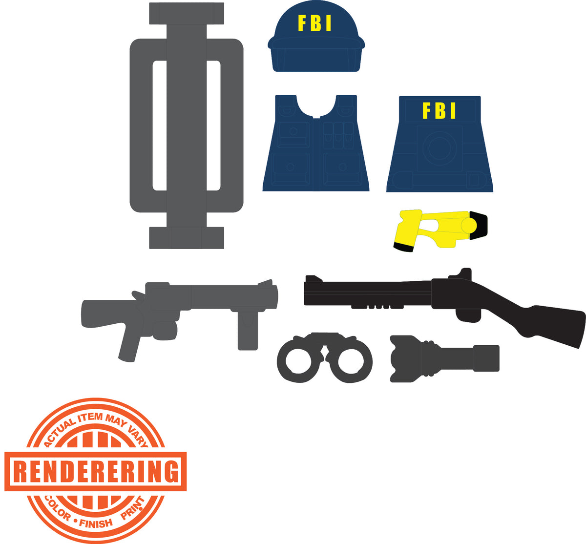 * Tactical - FBI Raider – Brick Forge